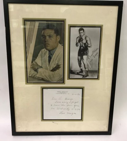 Joe Louis Photographs Signed