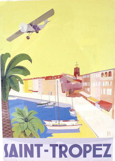 Saint Tropez Travel Poster