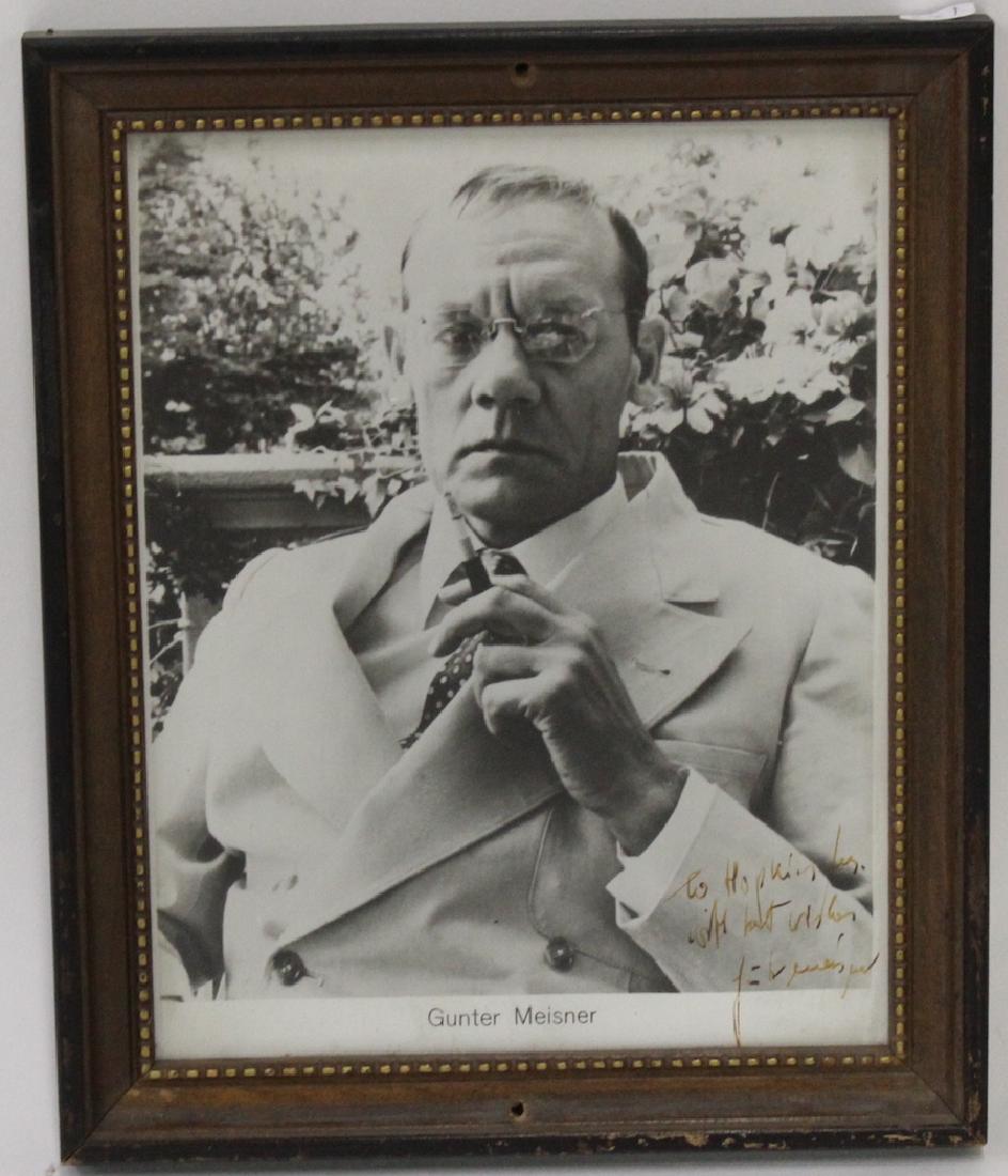 Gunter Meisner Signed Photograph - Sep 08, 2018 | Mid-Hudson Auction ...