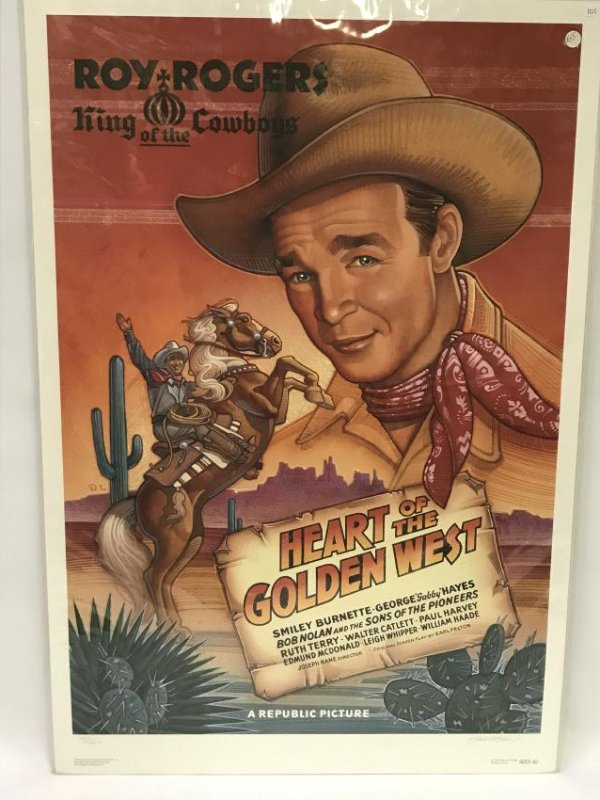 Roy Rogers Poster Artist Signed