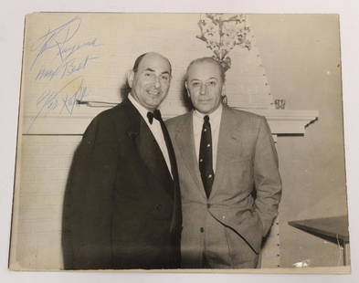 George Raft Isp Irving Lipmann Photo