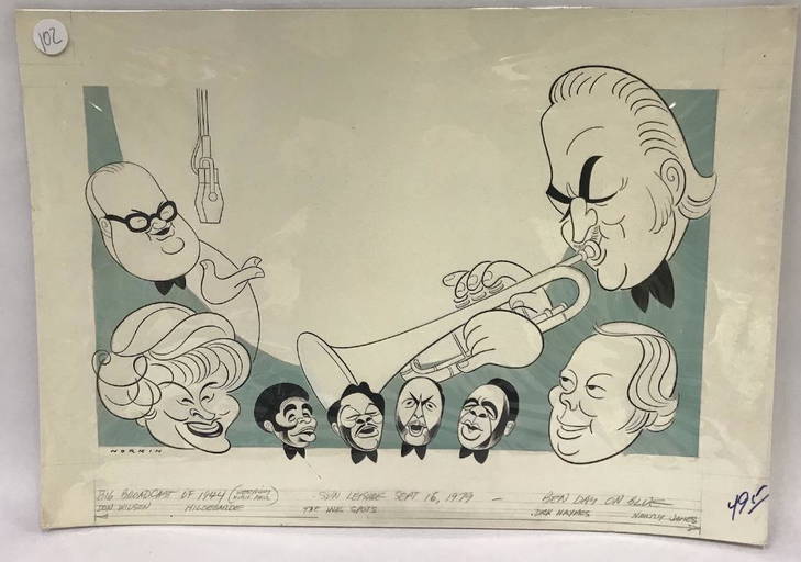 Original Sam Norkin Illustration Signed