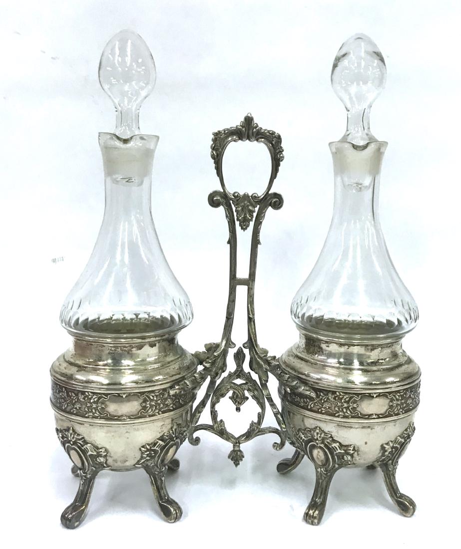 Victorian Sterling Silver Castor Set.