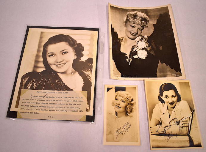Patsy Kelly & June Knight Photogaphs Signed