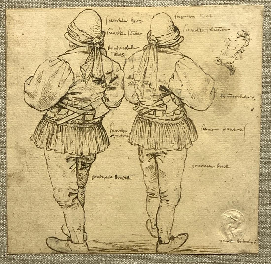 Old Master Pen and Ink Drawing