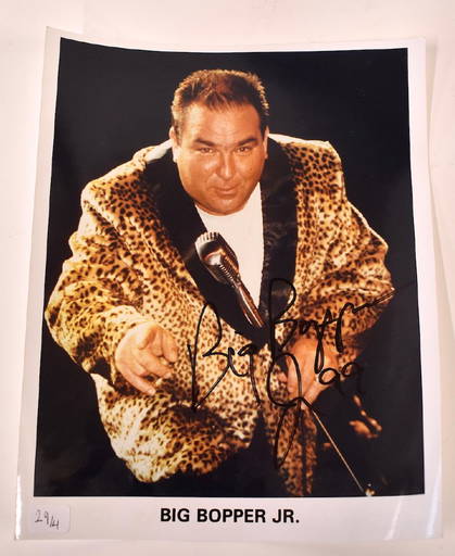 Autographed Big Bopper Jr. Photo And Others