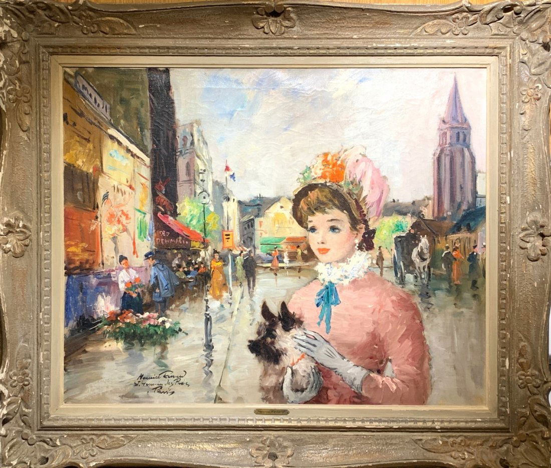 Marcel Renard; 20thC. French Oil St. Germain Pres,Paris - Jun 01, 2019 ...