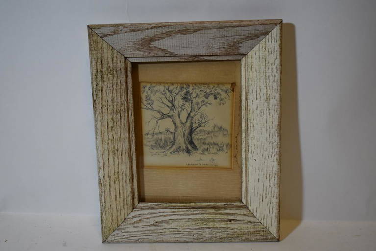 Leonard S, Jenkins. Sgd. Litho. Trees