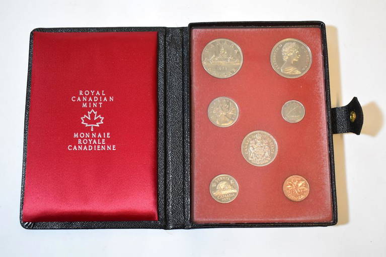 Royal Canadian Mint Coin Set. 1972. Orig. Case