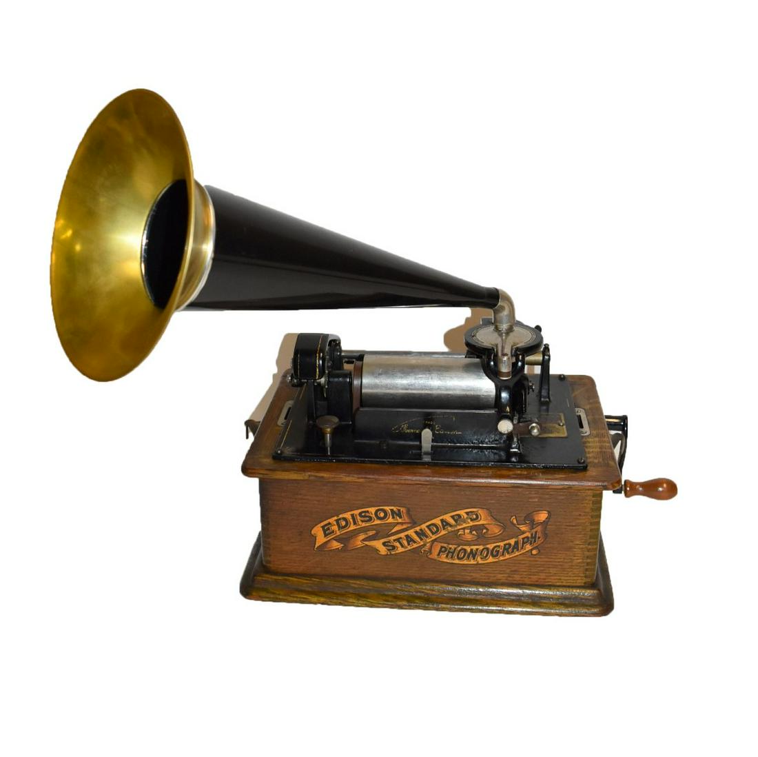 Edison Standard Cylinder Roll Phonograph - Aug 10, 2019 | Mid-Hudson ...