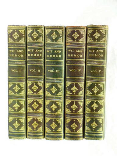 Books. The Library Of Wit And Humor