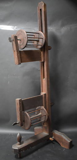 Pa. 19th C. Mixed Wood Wool Winder