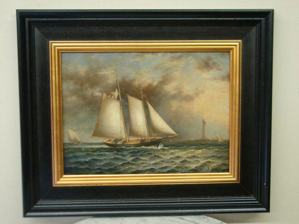 J. CLARK; OIL PAINTING SIGNED - Sep 05, 2009 | Mid-Hudson Auction ...