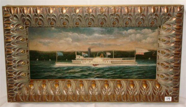 J. CLARK ; OIL PAINTING SIGNED