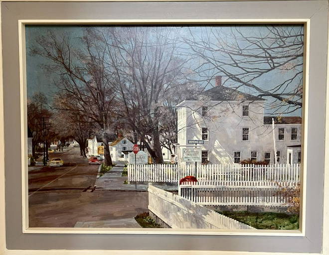 George Englert; 20thc. American Oil Signed