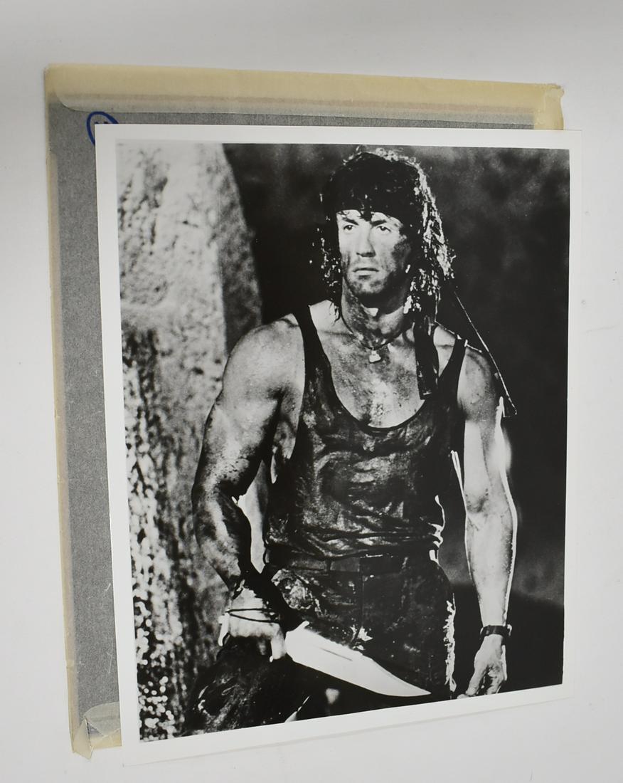 Sylvester Stallone Rambo Photo And Negative