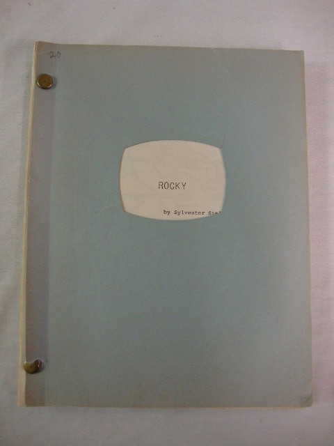 20: ROCKY SYLVESTER STALLONE ORIGINAL SCRIPT