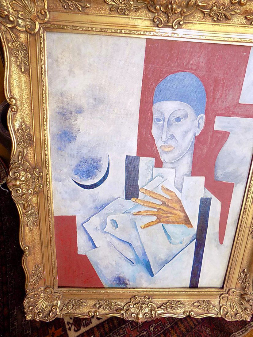 Montenegro, (roberto). Oil. Portrait