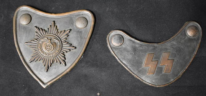 Wwii German Ss & Sa Gorgets (2)