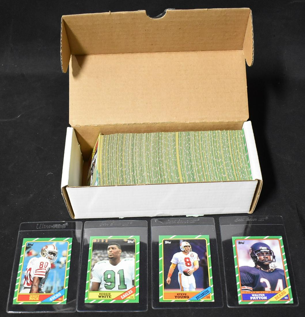 1986 Topps Football Cards Complete Set