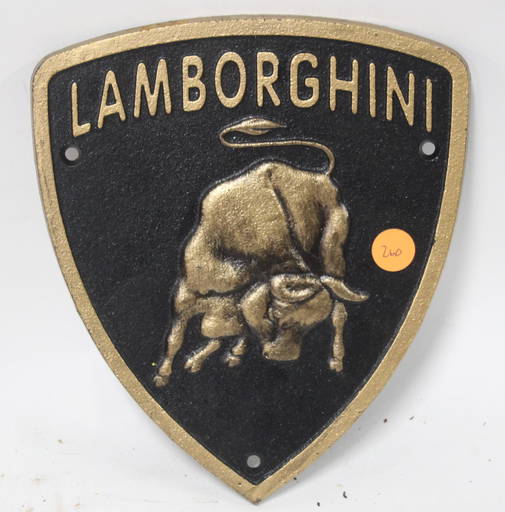 Lamborgini Sign - Aug 06, 2022 | Mid-Hudson Auction Galleries in NY