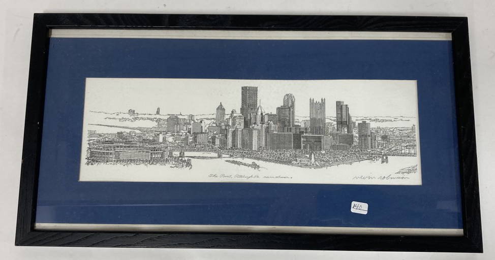Nevin Robinson. Etching of The Points Pittsburgh - Dec 17, 2022 | Mid ...