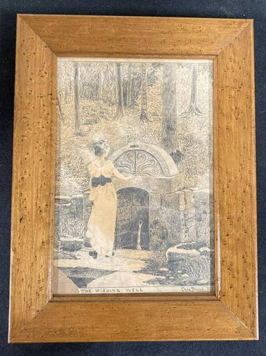 Charles Fergus Binns. Am. Drawing. Sgd.