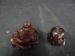 Signed Japanese Carved Wood Netsuke - Spider On Pumpkin - May 17, 2013 ...