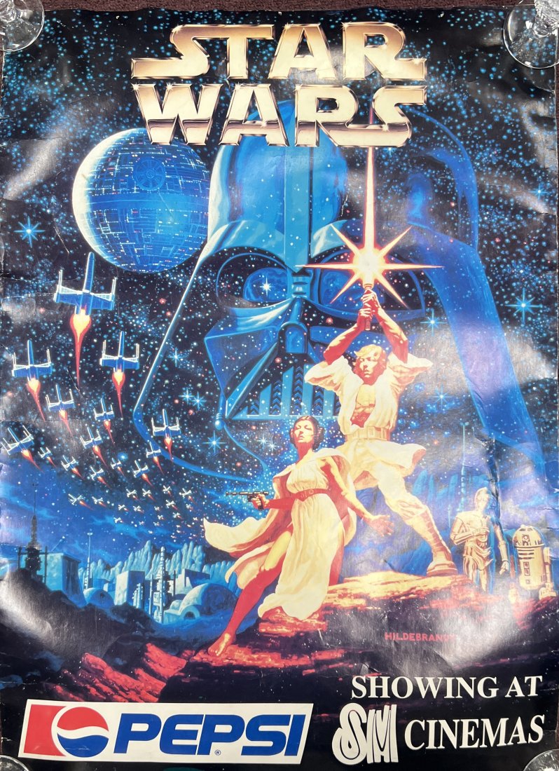 Original 1977 Pepsi Star Wars Poster