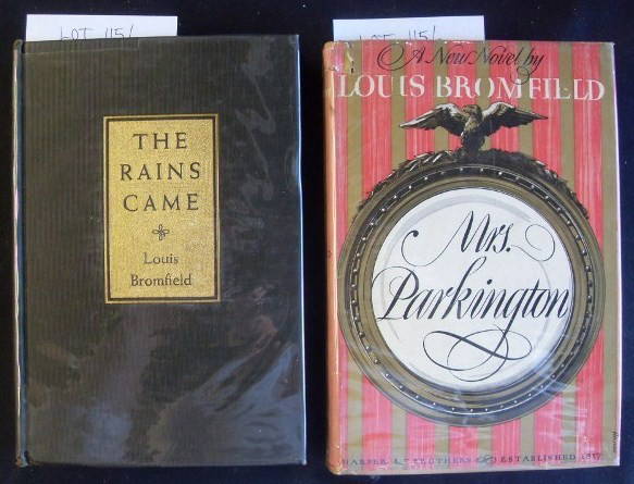 Four Louis Bromfield First Edition Books Some Signed