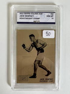 Jack Dempsey Graded Card