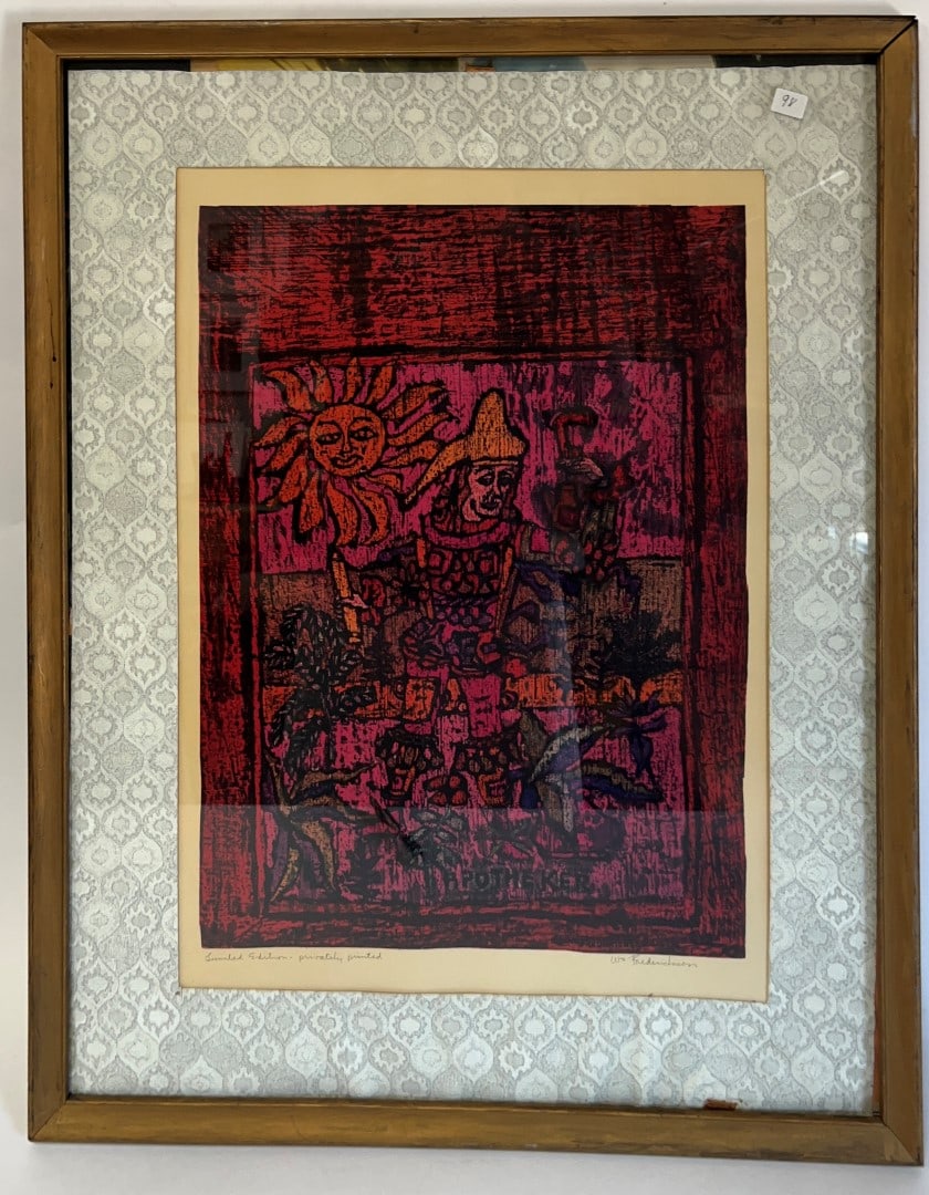 William Frederickson. Ltd. Ed. Lithograph
