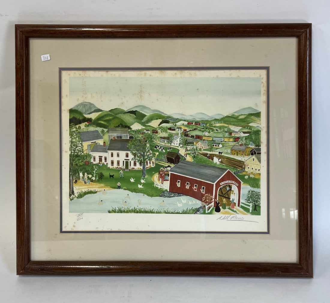 Will Moses. Lithograph. Signed.