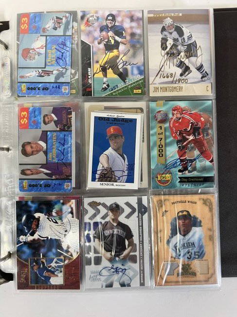 144 Autograph Sports Cards And More Auction