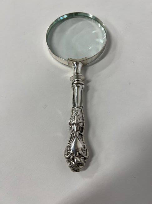 Sterling Silver Handled Magnifying Glass Auction