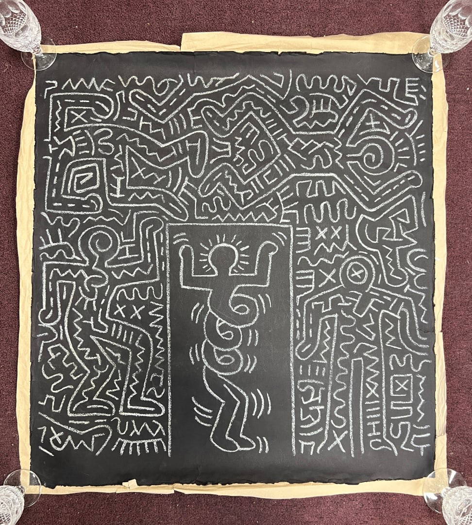 Keith Haring Drawing Auction