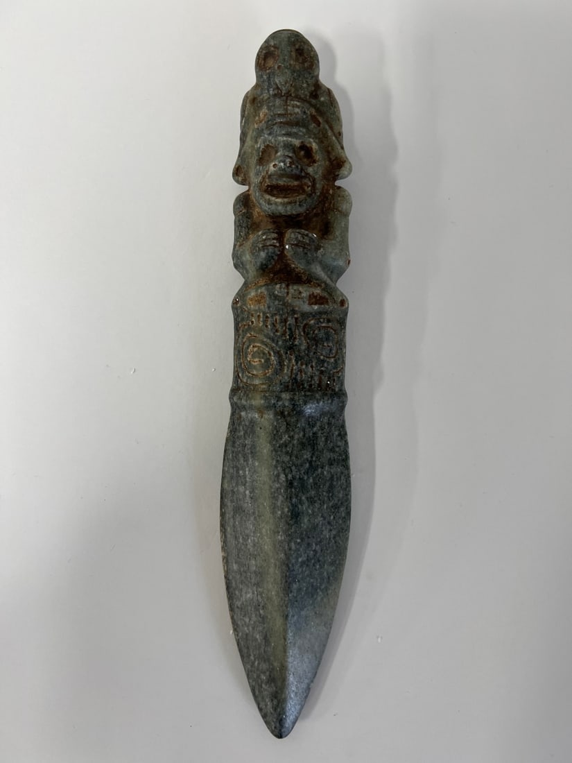 Taino Ceremonial Dagger, Black Stone Auction
