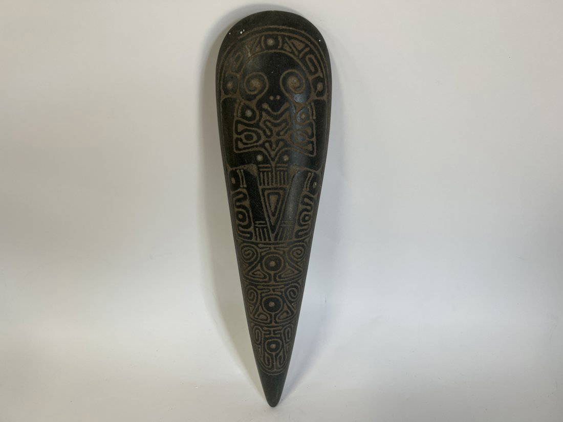 Taino Carved Stone Ritual Axe Auction