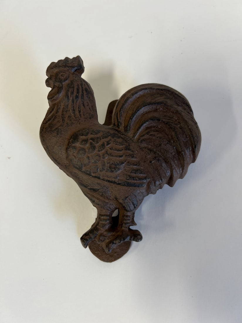 Vintage Figural Knocker, A Rooster Auction