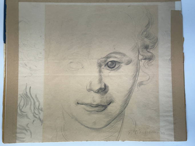 Masterwork Portrait By Pavel Tchelitchev