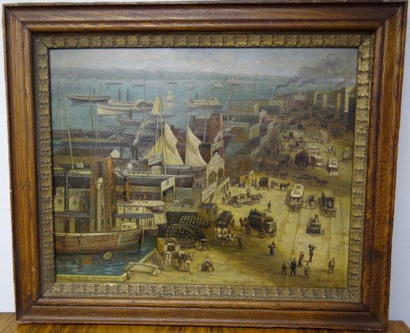 Alfred R. Waud; Oil Painting Signed