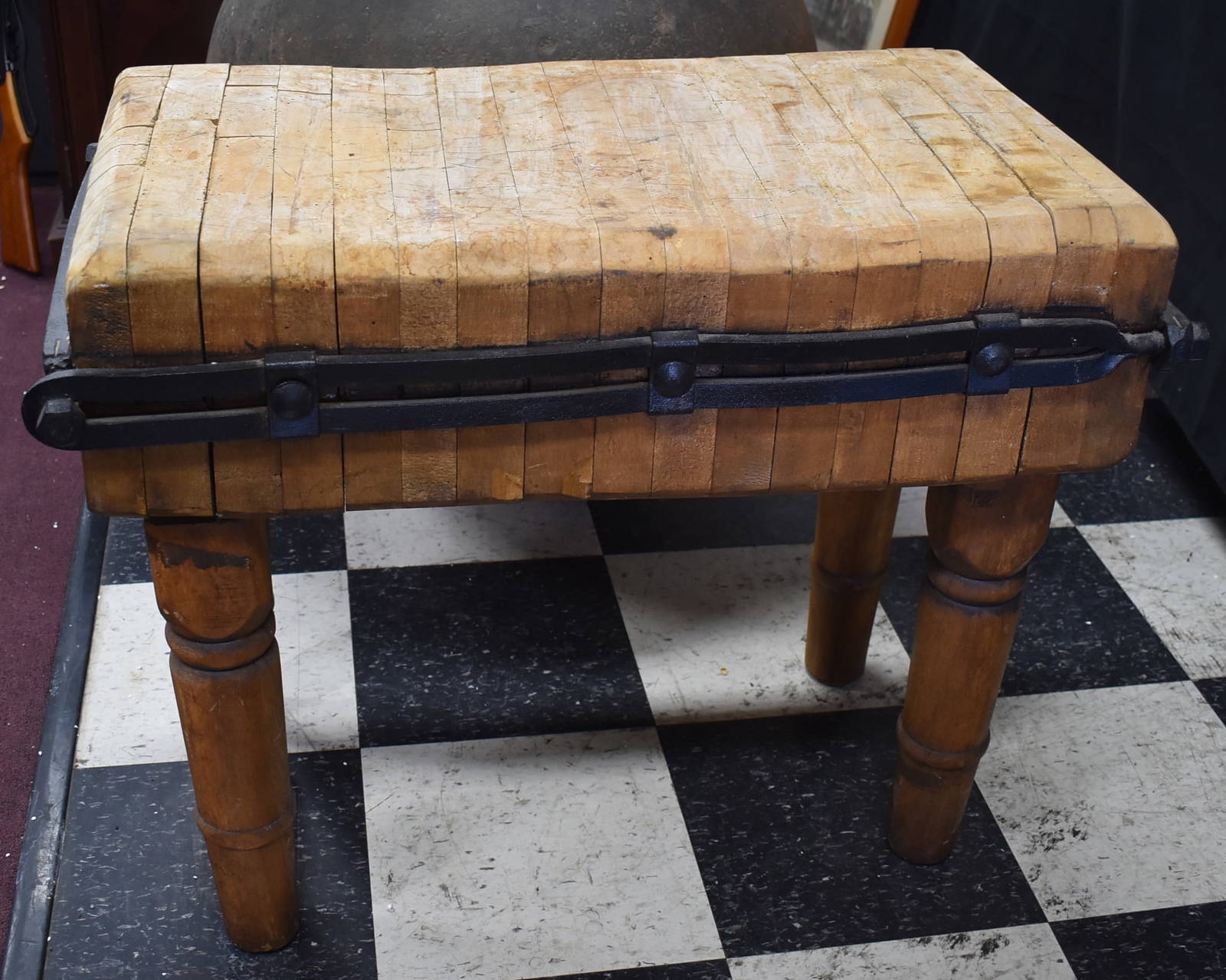 Unique Antique Chopping Block Auction