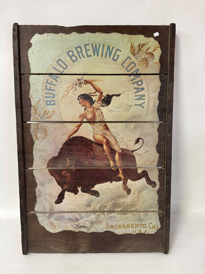 Buffalo Brewing Company Adv, Panel Auction