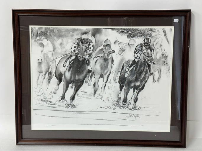 Horse Racing Drawing Sgd.
