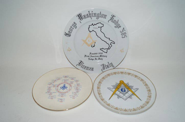 Masonic Plates
