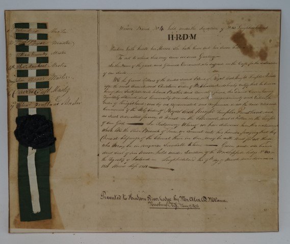 Early 19thC. Handpainted Certificate of Sir David Cavin - Jun 14, 2014 ...