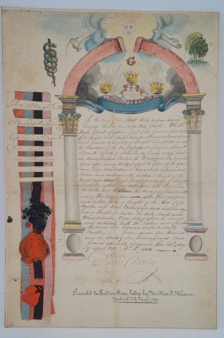 Early 19thC. Handpainted Certificate of Sir David Cavin - Jun 14, 2014 ...
