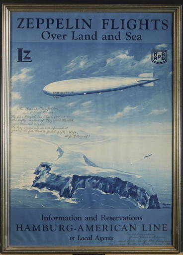 Zeppelin Flights Poster