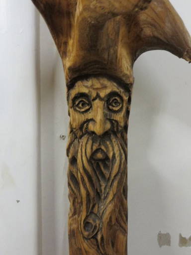 Wood Carved Shillelagh