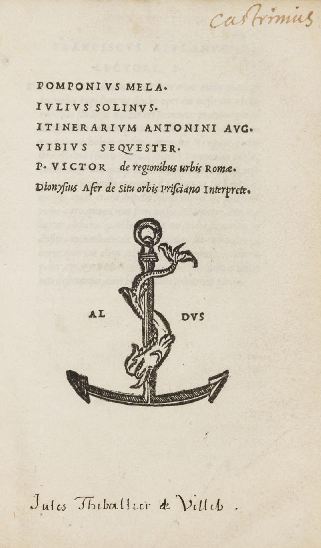 Mela (Pomponius) and others. De situ orbis, Venice, in - Mar 30, 2017 ...